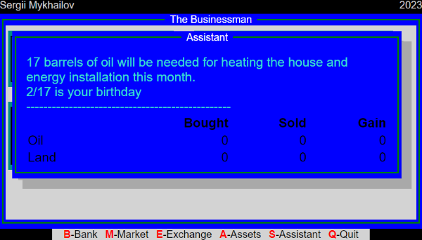 The Businessman - Dialogs