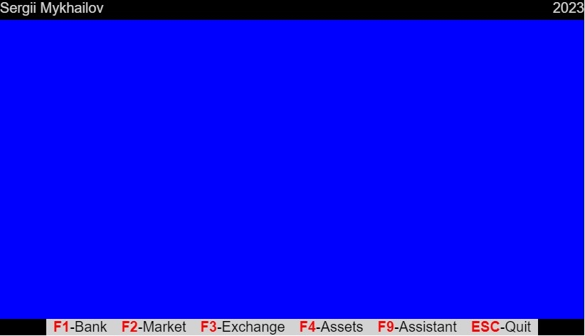 The Businessman - The Main Screen